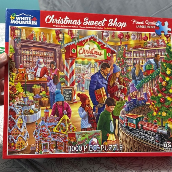 White Mountain | Games | White Mountain Christmas Sweet Shop Puzzle 32 ...